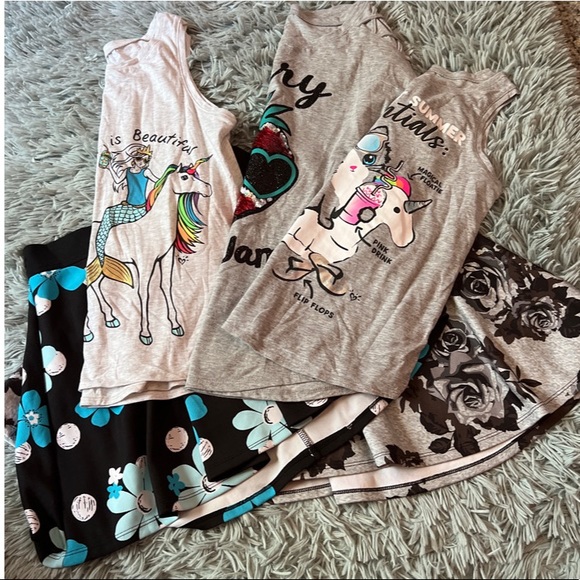 Justice | Matching Sets | 5 Piece Sequins Floral Set | Poshmark